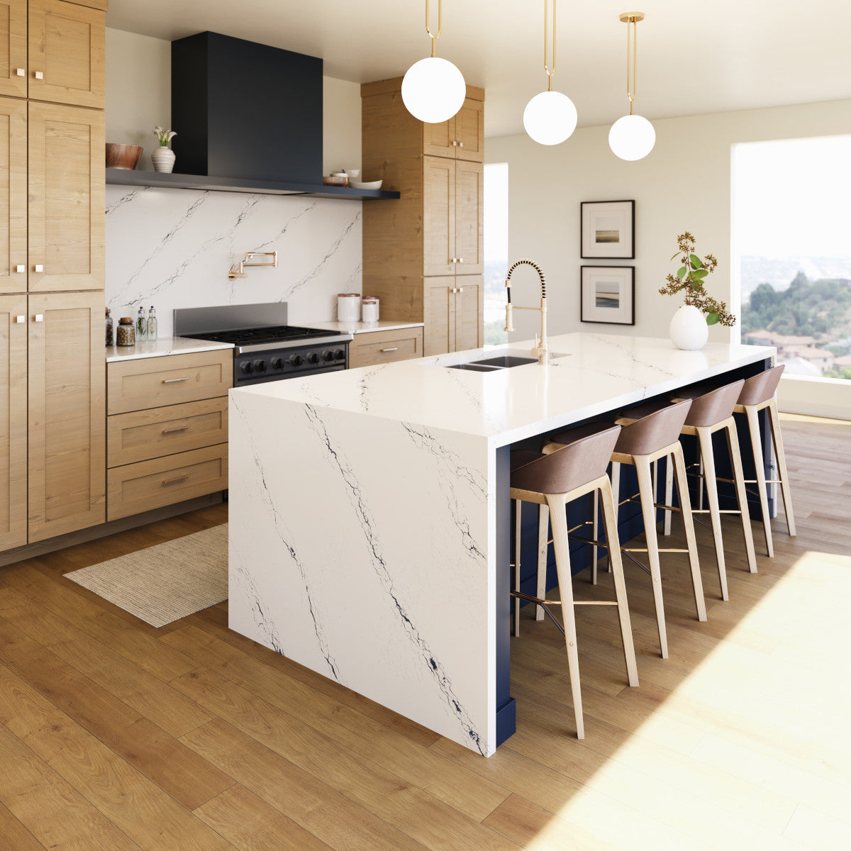 Inverness Cobalt Quartz Sample - Cambria Quartz Surfaces – Cambria ...